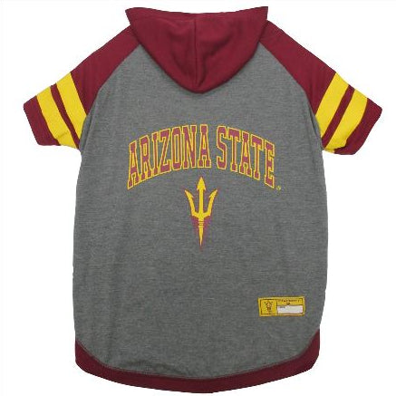 ASU Pet Hooded Tee GRY – Cactus Sports