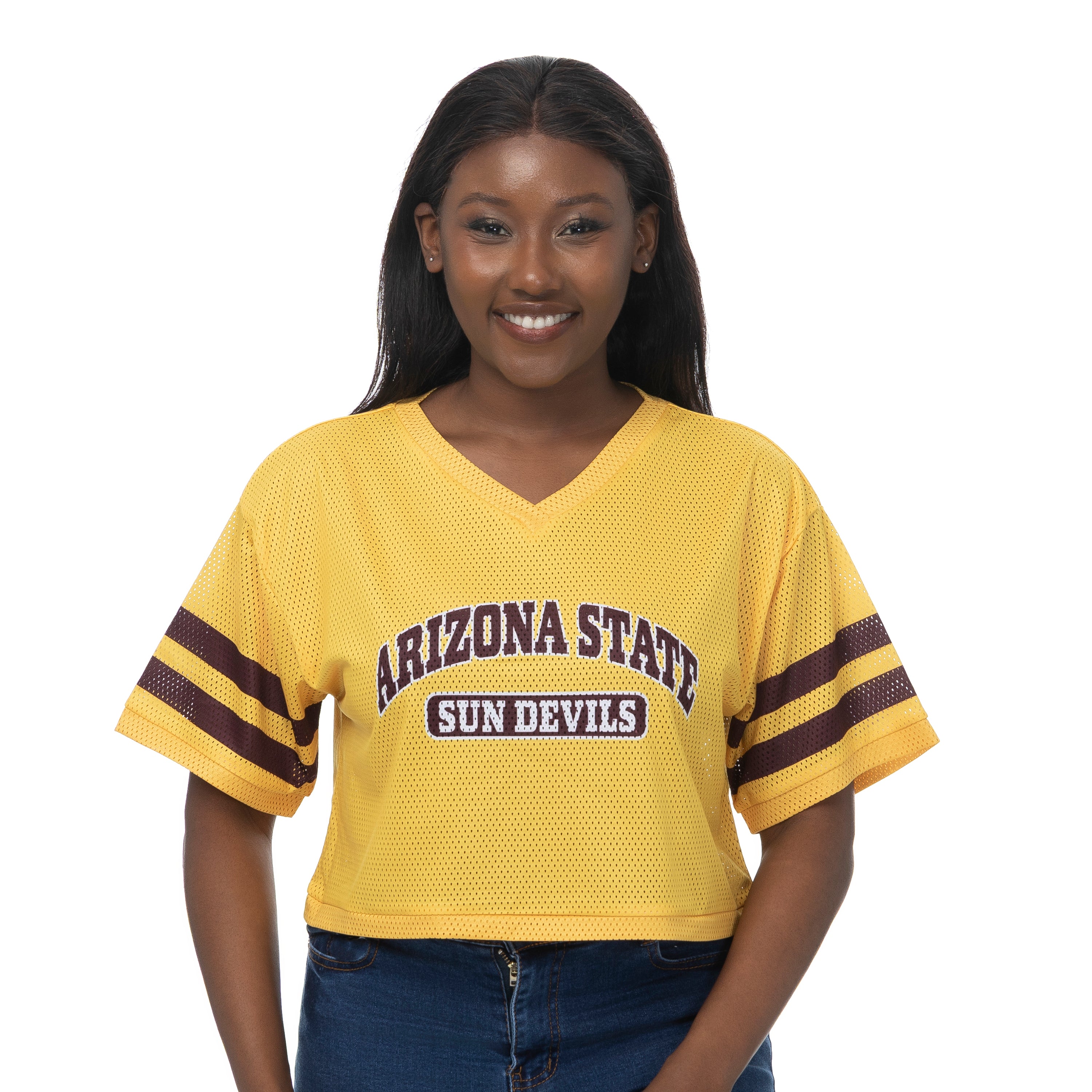 ASU Ladies Mesh Jersey GLD – Cactus Sports