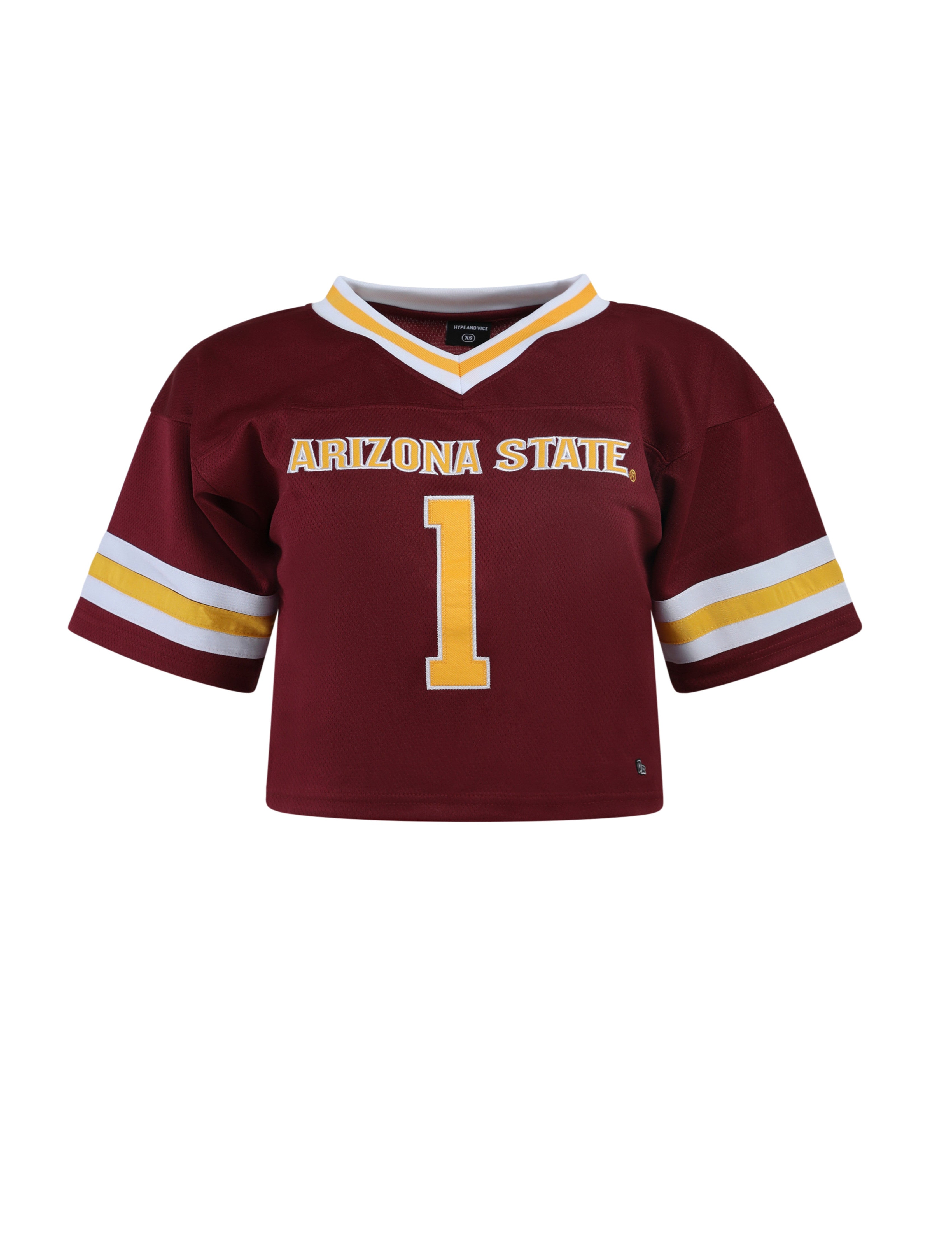 ASU Ladies Crop Football Jersey MRN – Cactus Sports