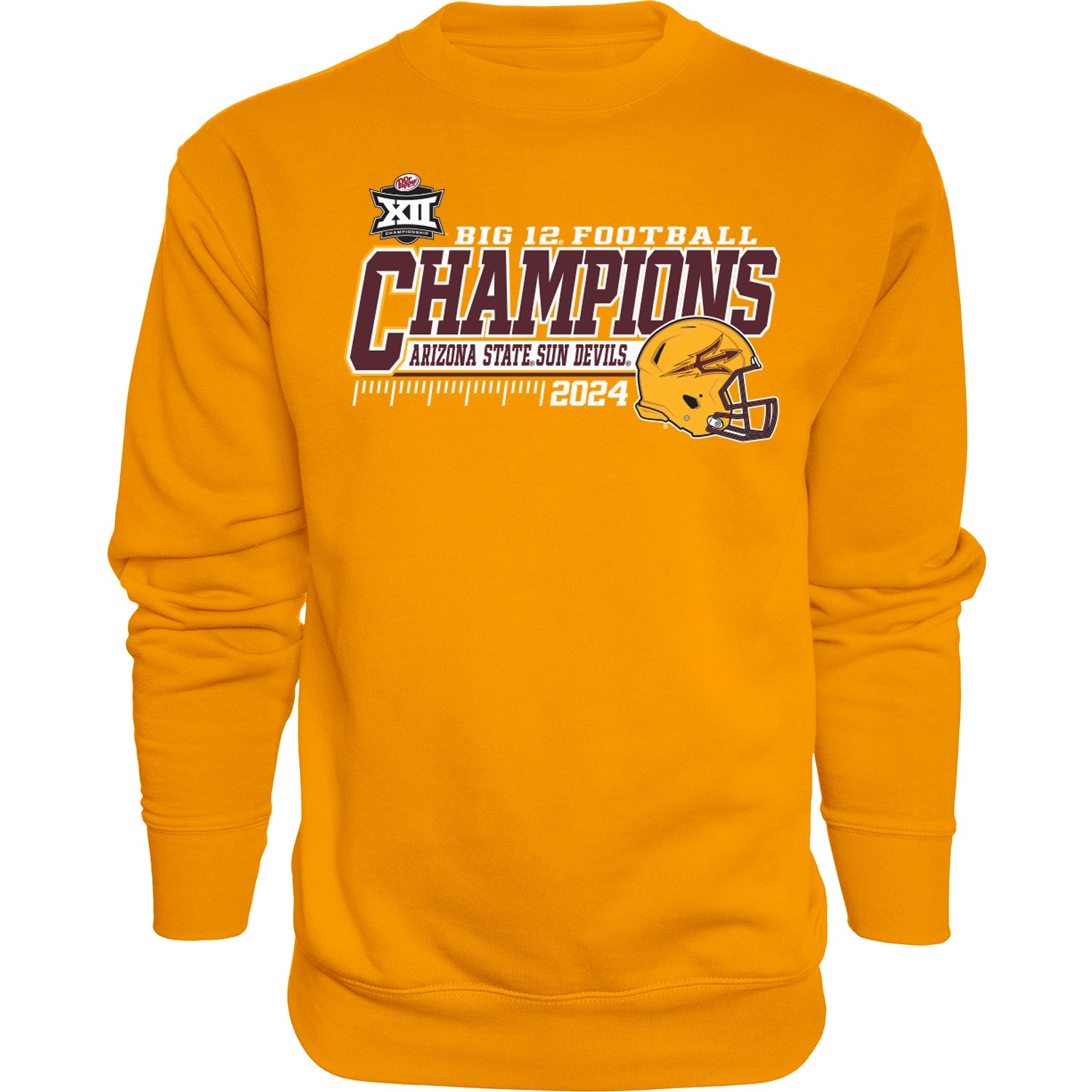 ASU Big XII Champs Heavyweight LR Crew GLD – Cactus Sports