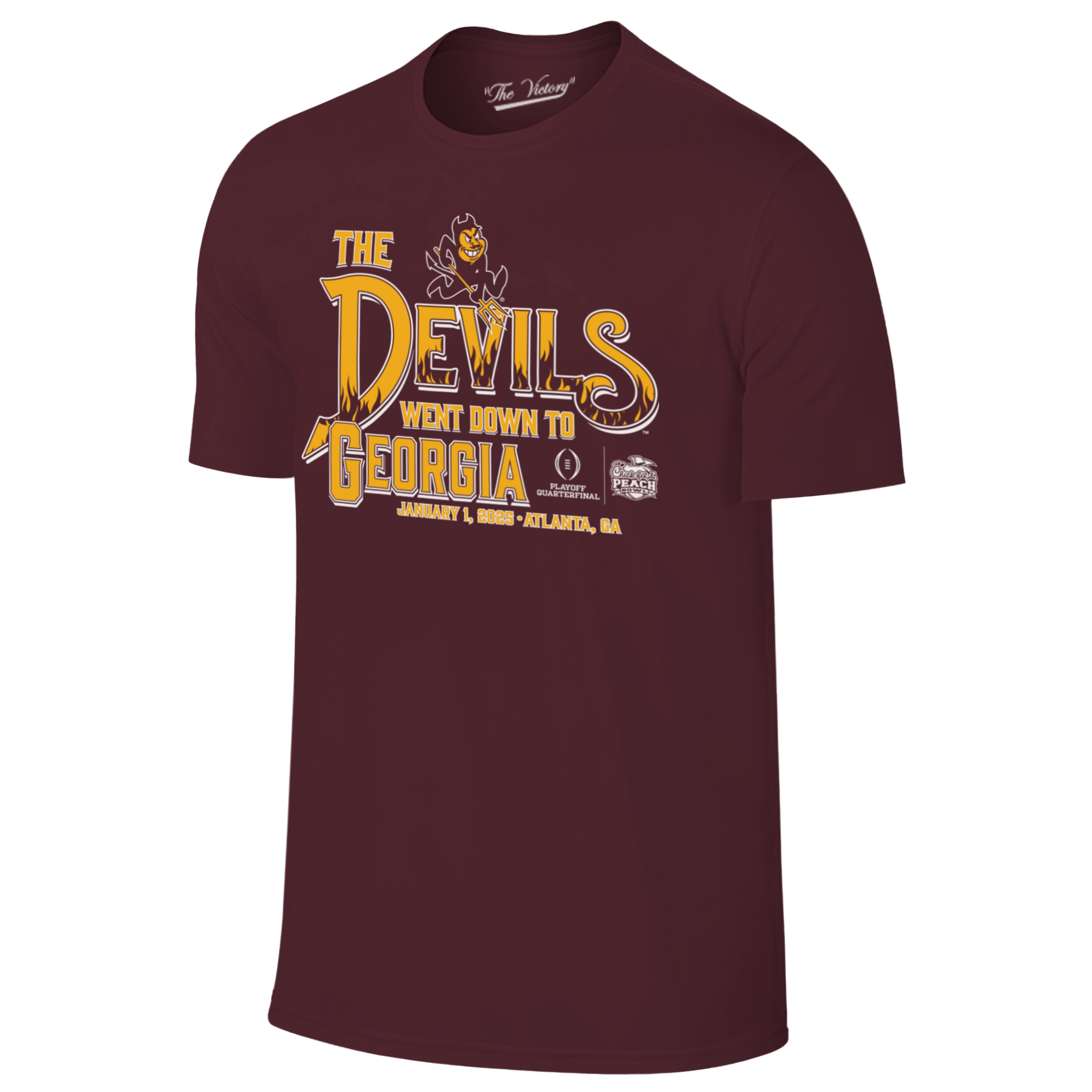 ASU DWDTG Peach Bowl Tee MRN – Cactus Sports