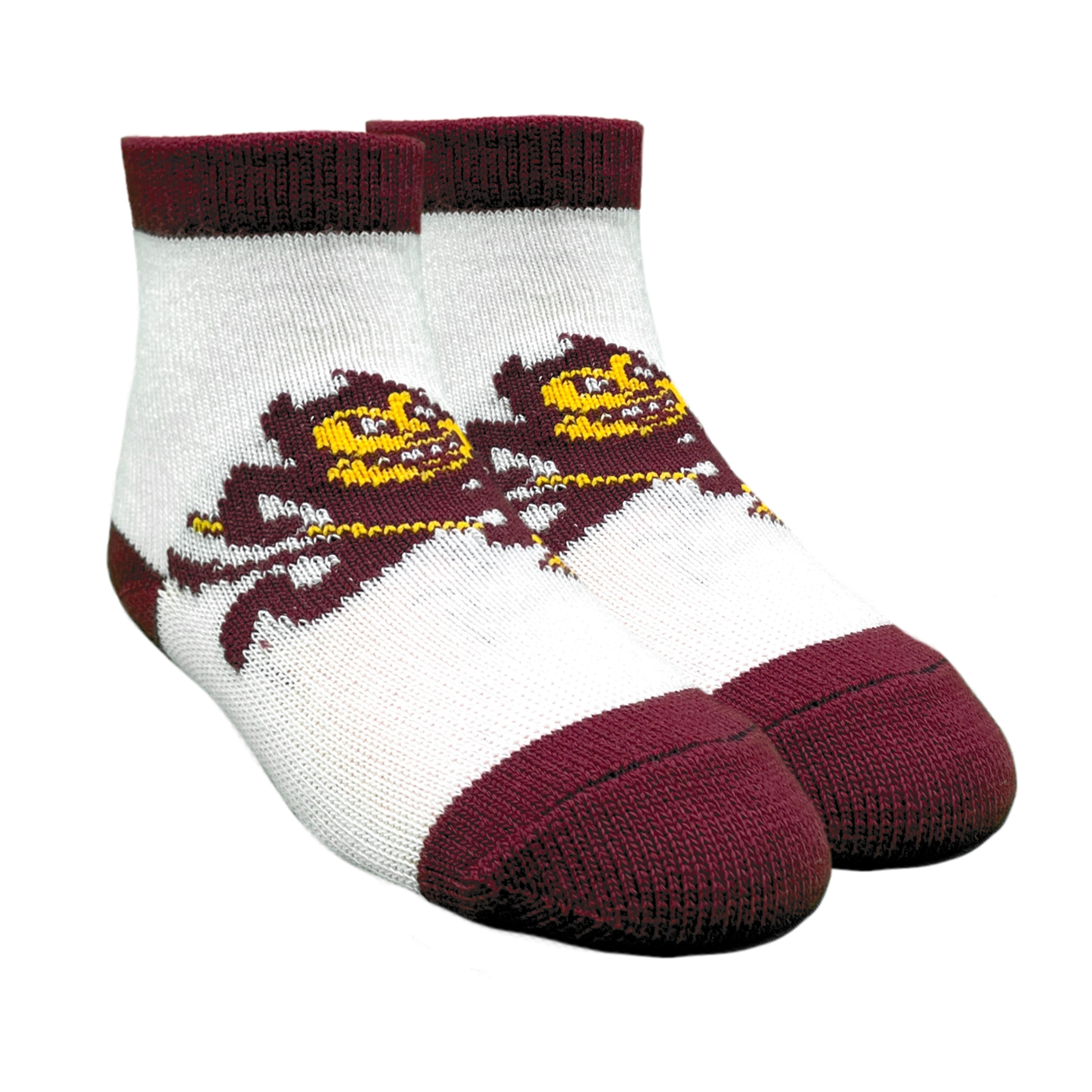 ASU All Over Sparky Infant Socks – Cactus Sports